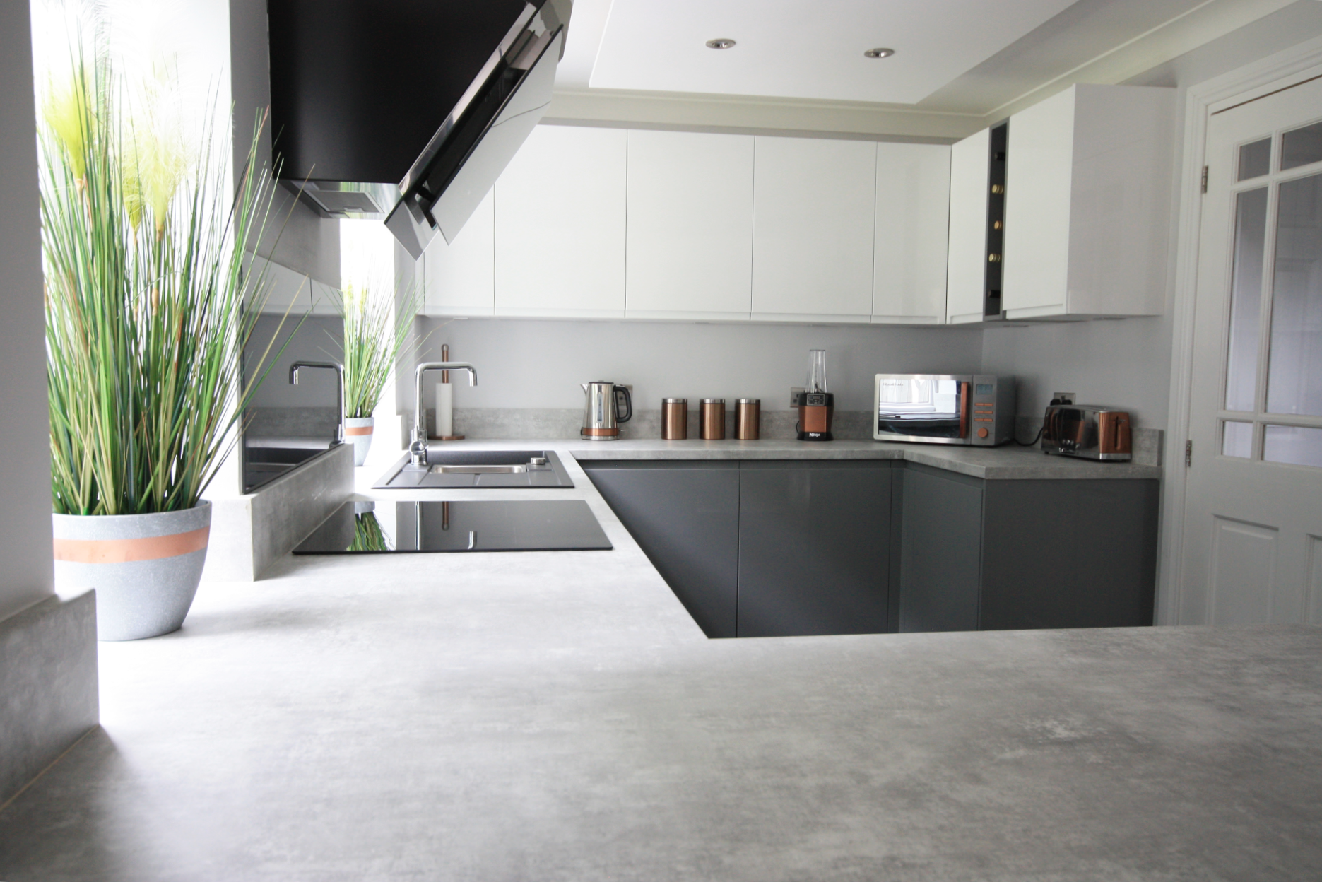 Mr and Mrs Booth & their Hempstead Trendy Kitchen - Ream Interiors